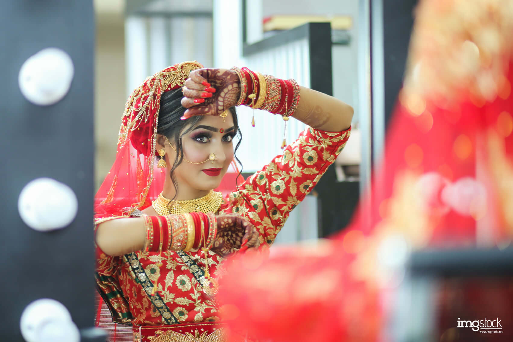 Aayusha Pokharel - Bridal Photography by ImgStock Biratnagar
