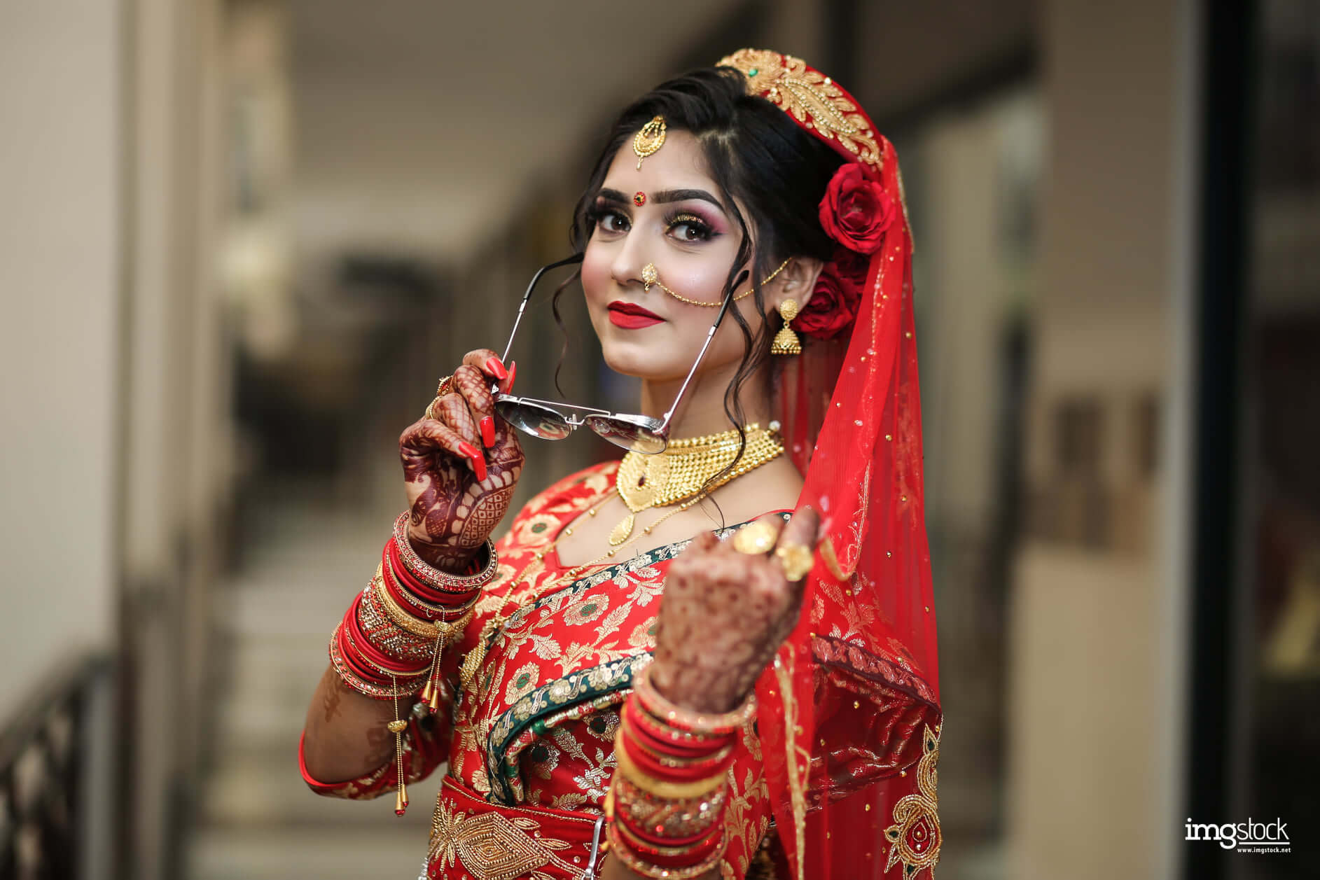 Aayusha Pokharel - Bridal Photography by ImgStock Biratnagar